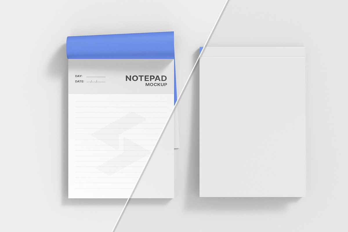 Notepad Mockup Set Template