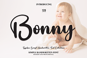 Bonny | Script Font, a Script Font by Scratchones