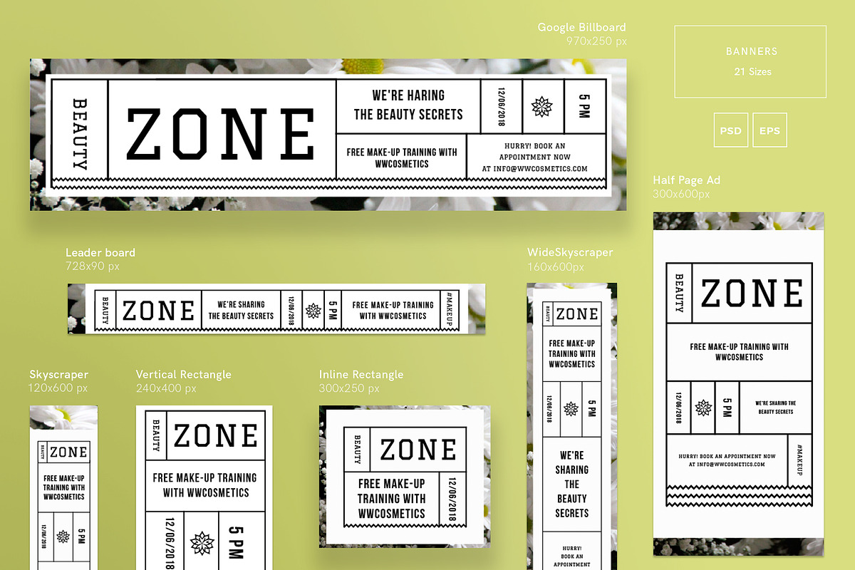 Mega Bundle | Beauty Zone, a Poster Template by Amber Graphics