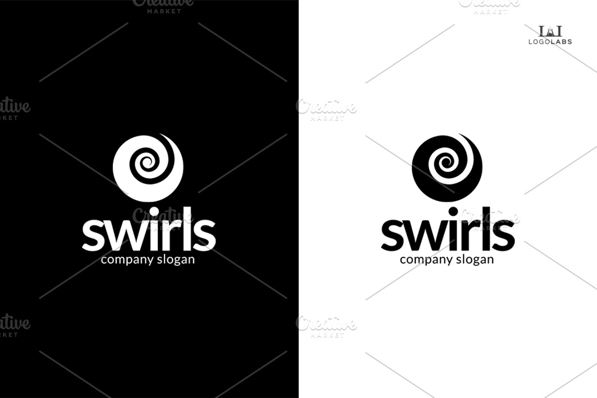 Swirls Logo, a Branding & Logo Template by LogoLabs