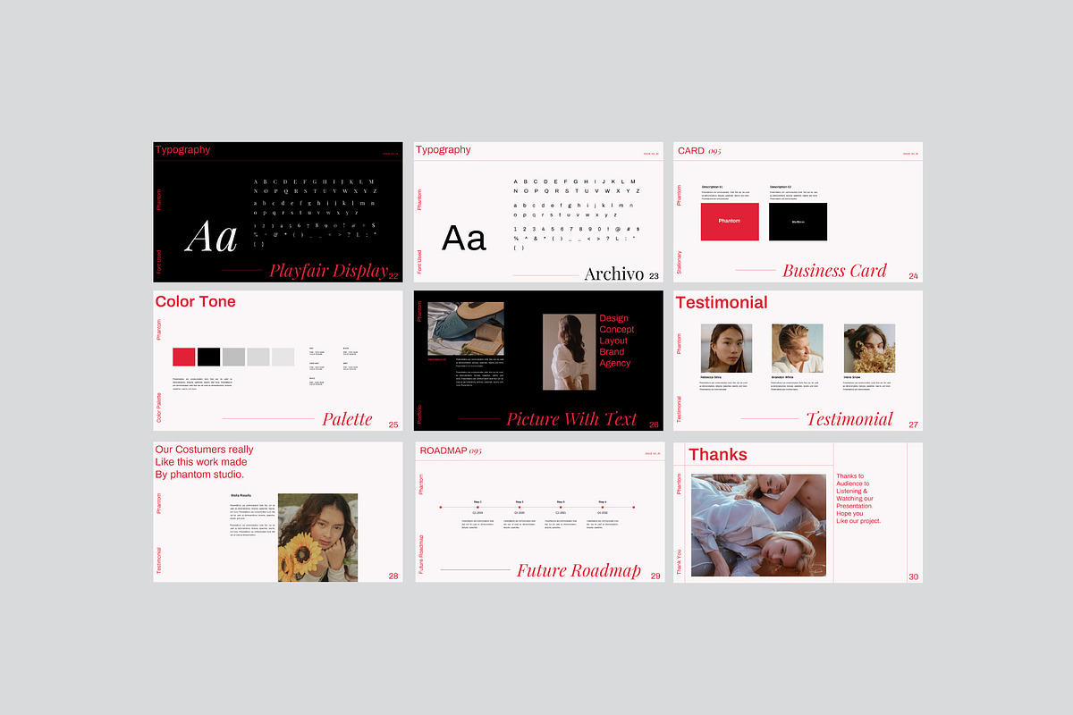 Phantom - Minimal Brand Powerpoint, a Presentation Template by ...