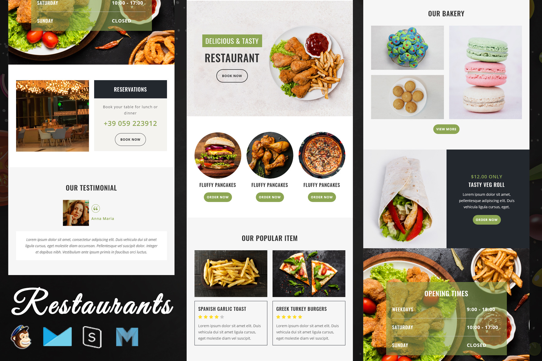 Restaurant – Email Template, an Email Template by Pennyblack Templates
