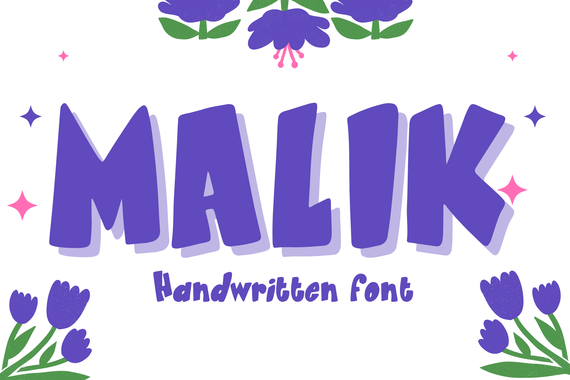 MALIK, a Handwritten Font by Sirinart | Creative Market