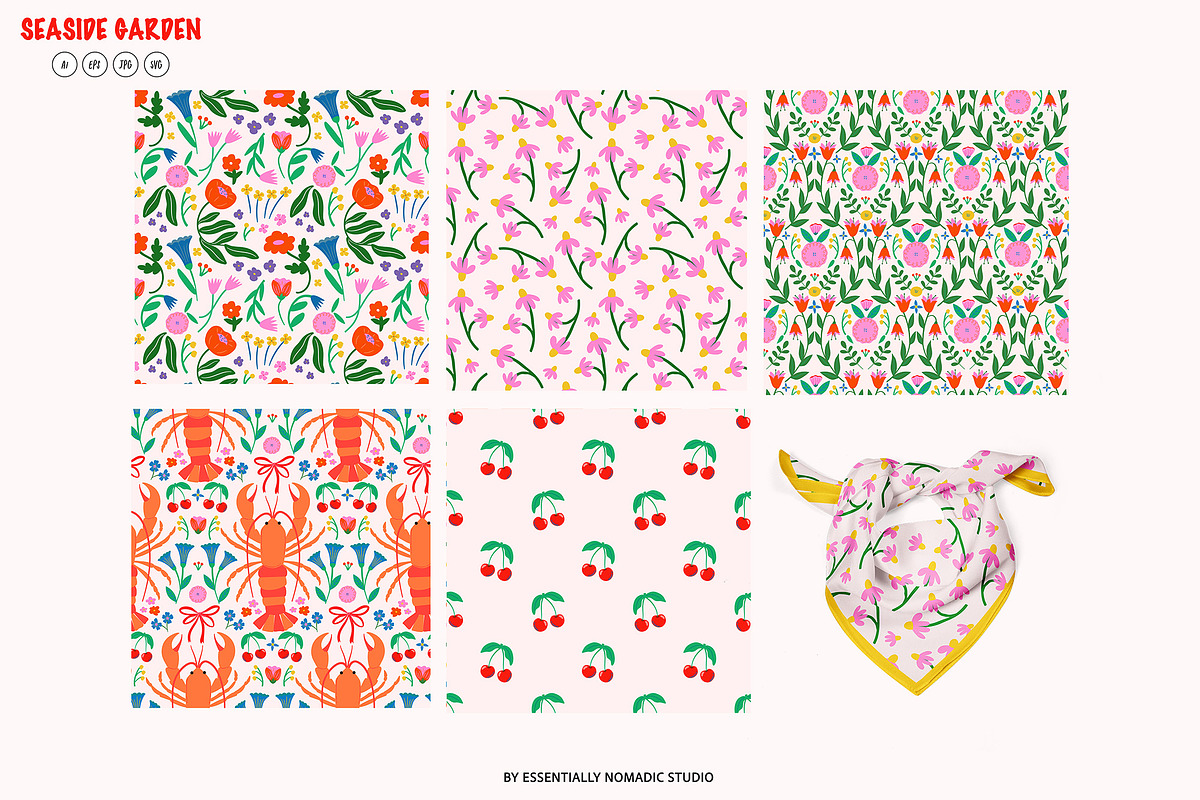 Coastal summer pattern collection