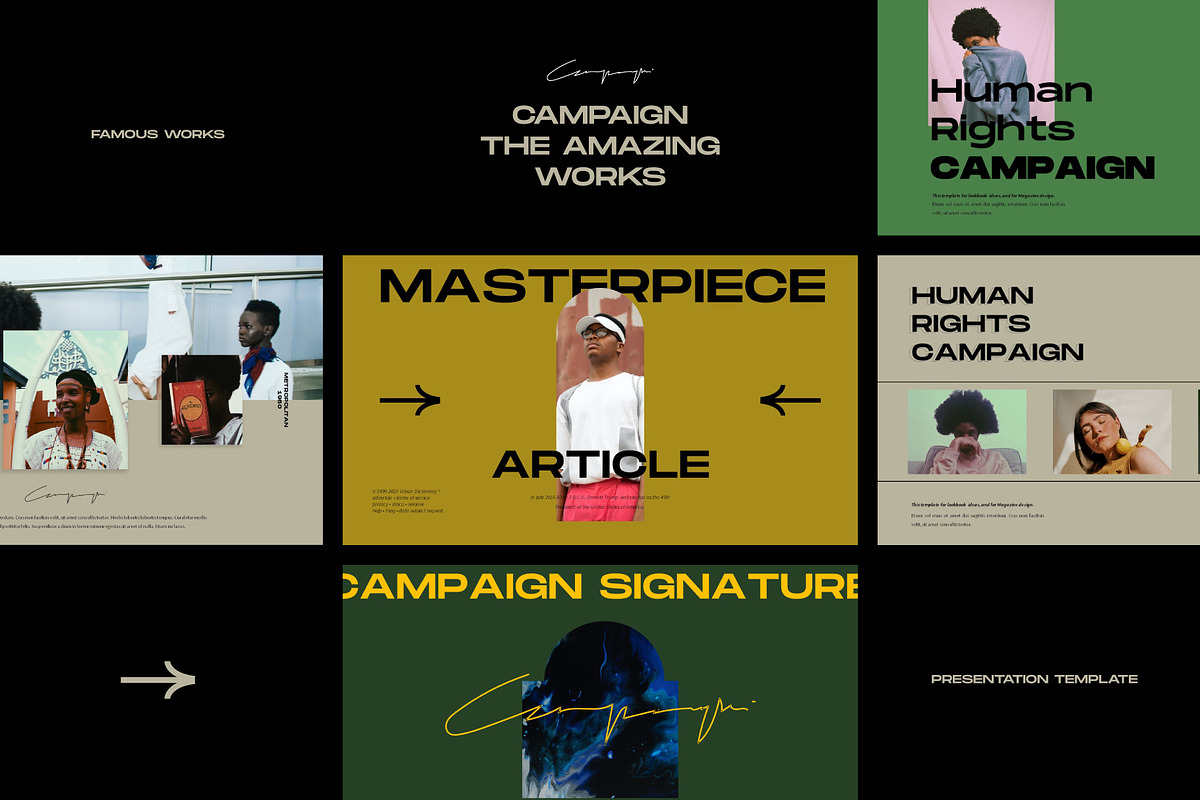 Campaign Bundle Presentation Pack, a Presentation Template by Rocket ...