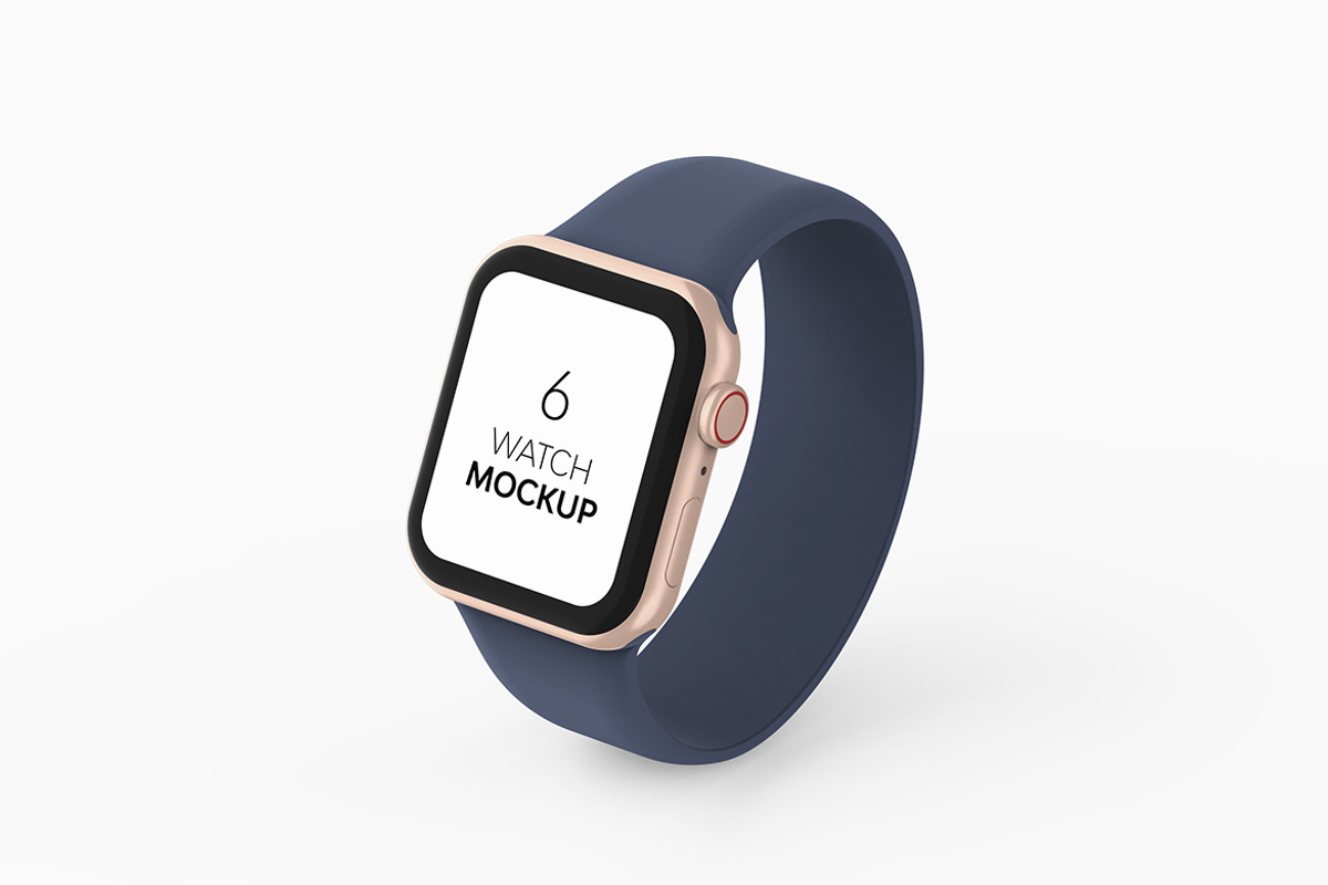 Watch 6 Mockup, a Wearable Device Mockup by UnicDesign