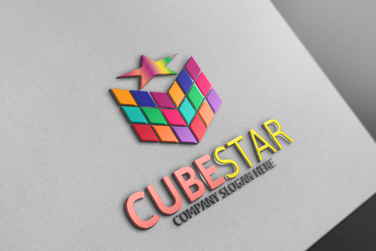 Cube Star Logo, a Branding & Logo Template by Josuf Media