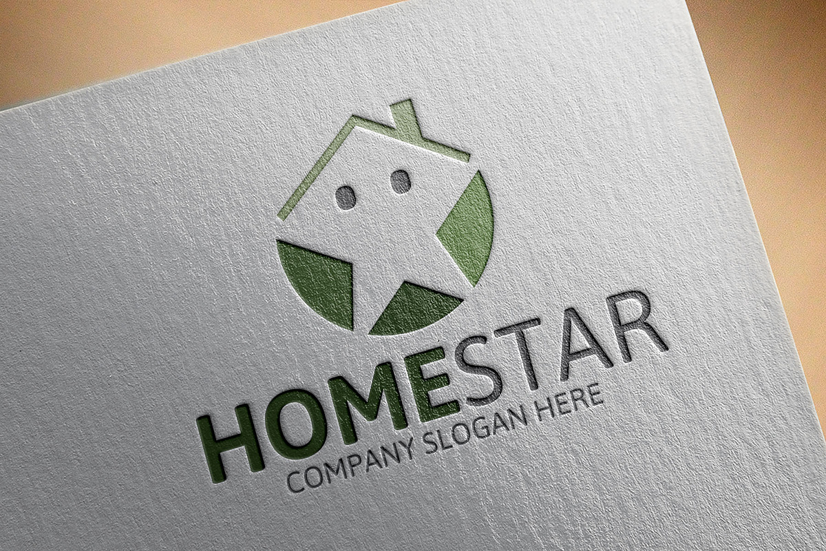 Home Star Logo, a Branding & Logo Template by Josuf Media