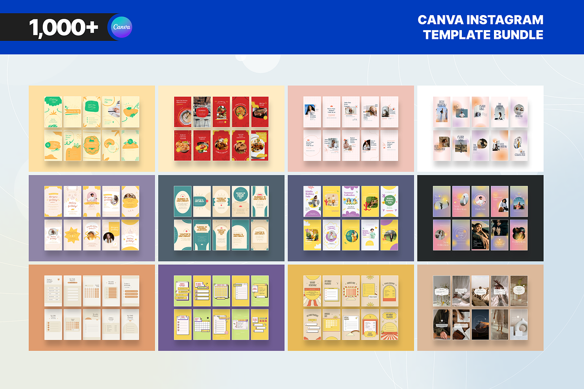 1000+ Canva Instagram Template, a Social Media Template by peterdraw