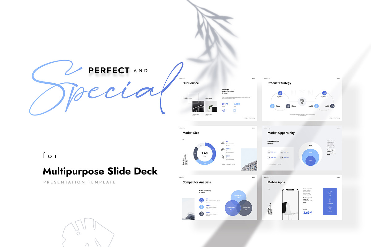 Multipurpose Slide Deck, a Presentation Template by GoldenPixelStudio