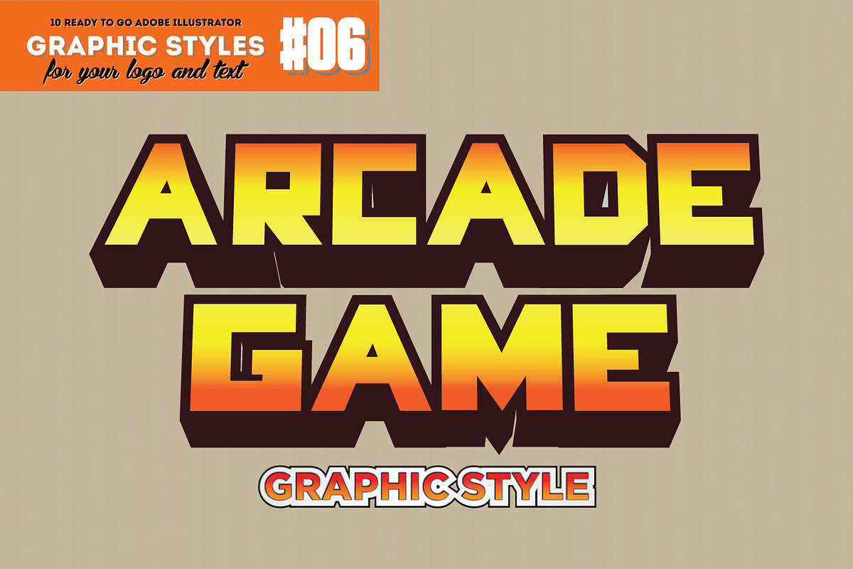 10 Retro Video Game Text Effect, a Layer Style Add-On by Anomali Creatype