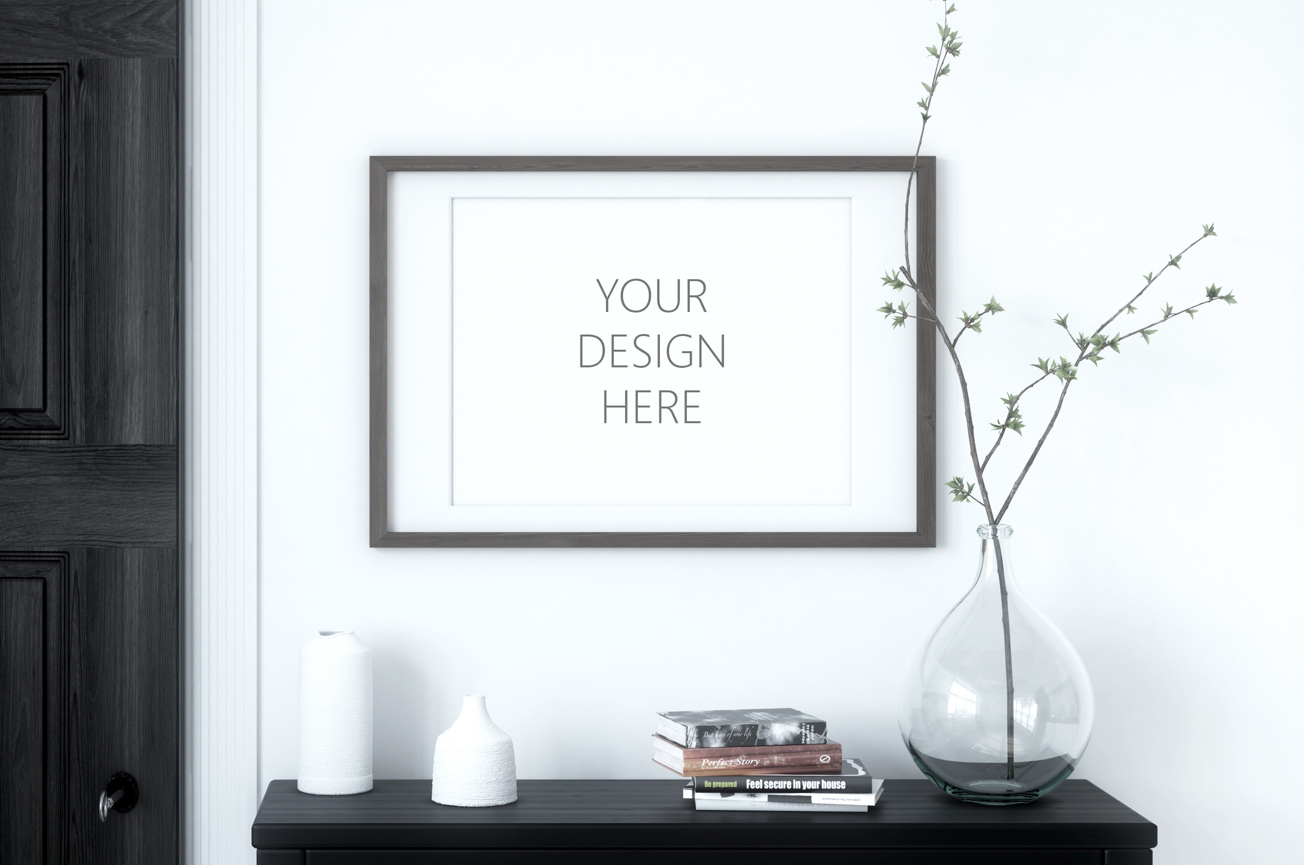 Wall mock up, a Product Mockup by Allstock