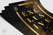 Black and Gold Flyer Template V14, a Flyer Template by ThatsDesign Art