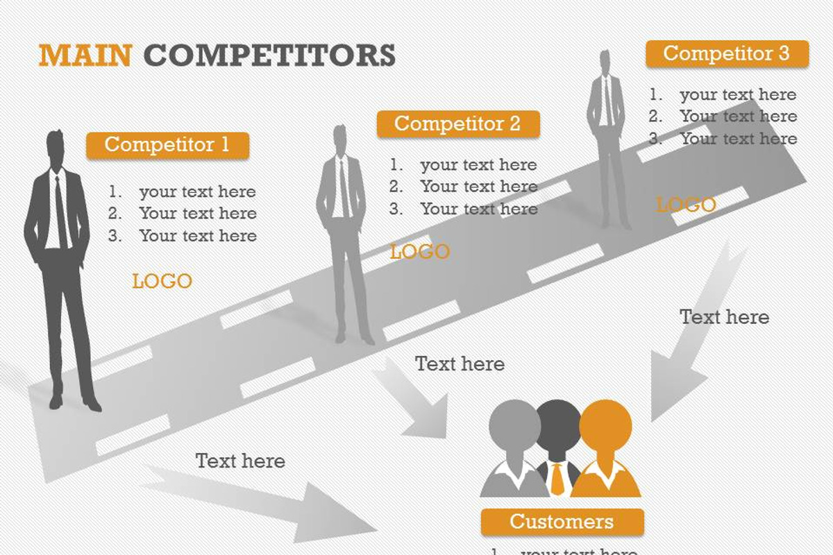 Main Competitors PowerPoint Template, a Presentation Template by Yes ...