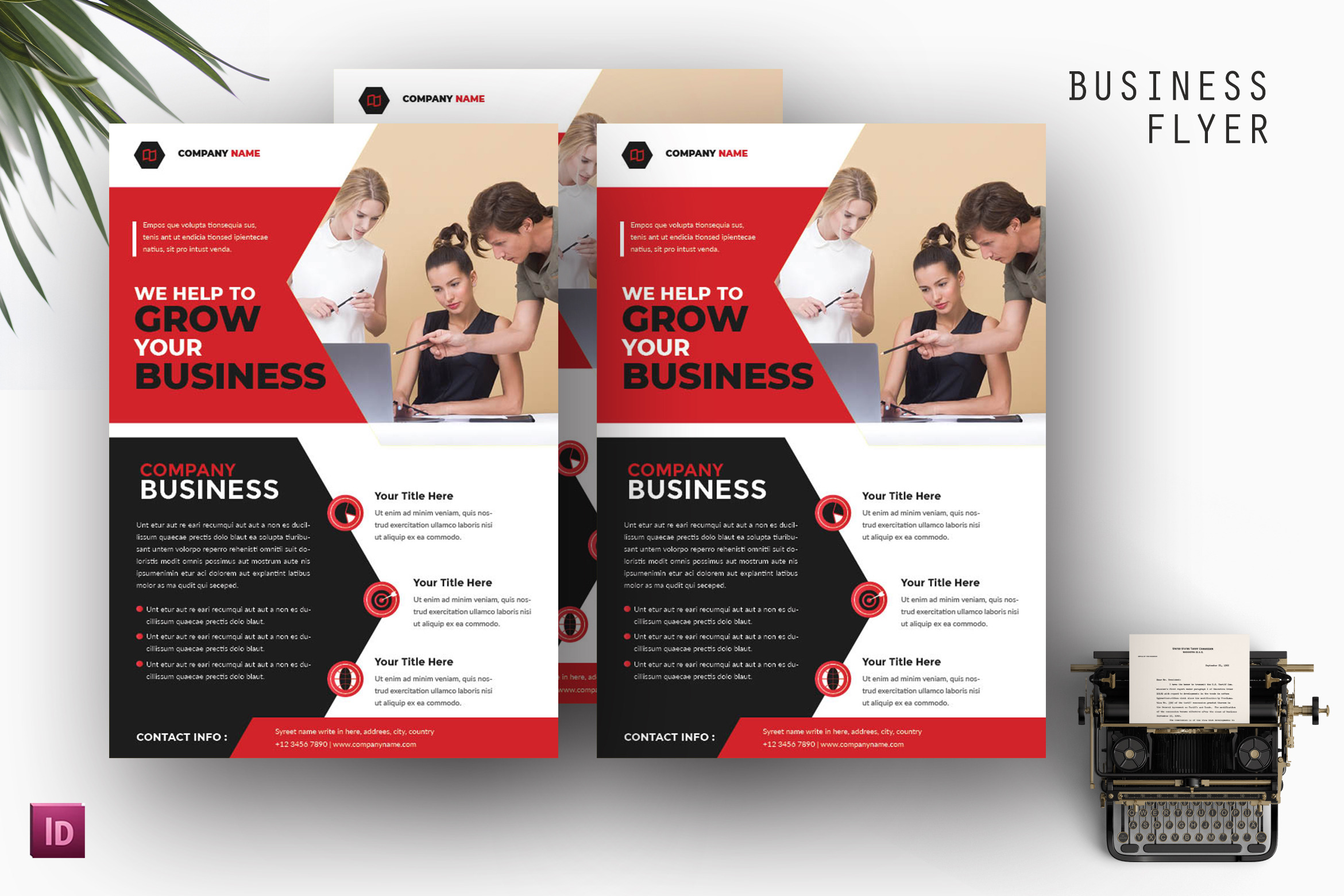 Grow Business Flyer, a Flyer Template by AQR Studio