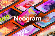 Neogram - Neon Instagram Stories, a Social Media Template by Studio 2am