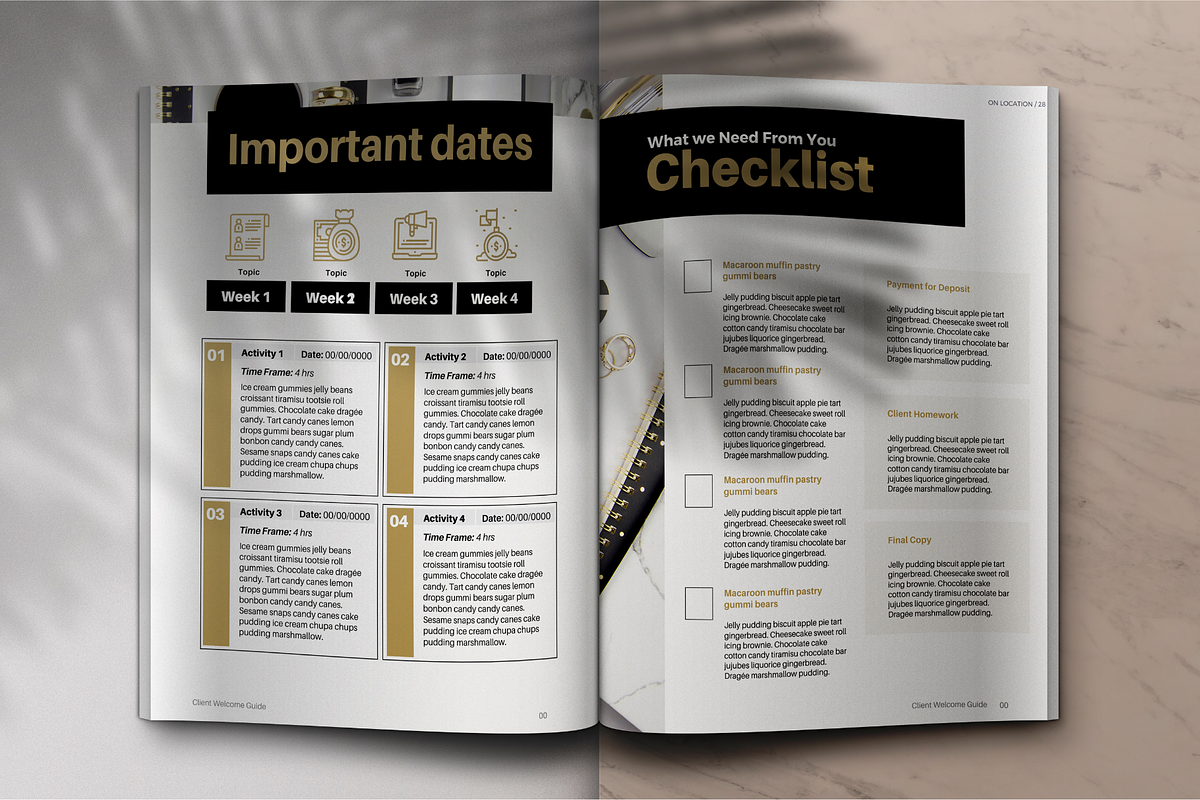 Lovely Business Client Welcome Guide, a Marketing Template by The Blog ...