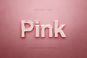 Pink Glass 3D Text Effect, a Layer Style Add-On by Design Squad
