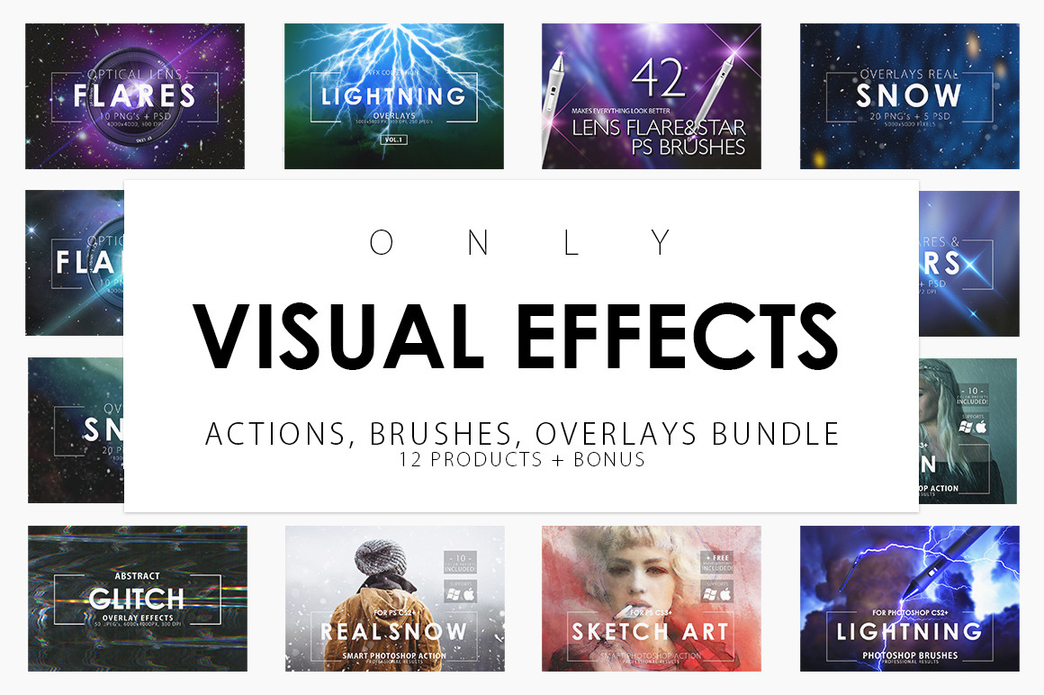 Only Visual Effects Bundle, an Action Add-On by ArtistMef | Creative Market