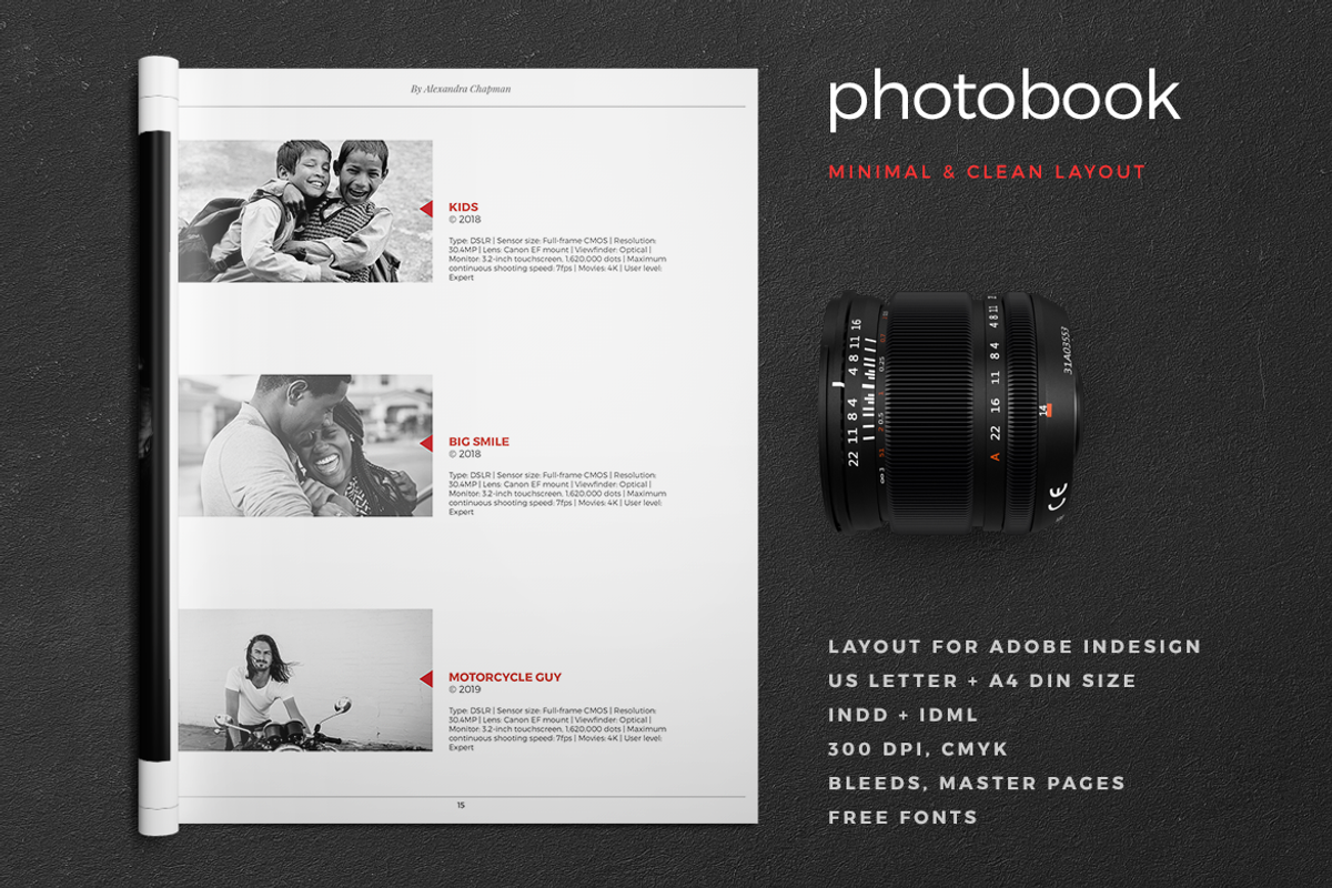 Photobook Alexandra Chapman, a Brochure Template by Boris Cupac