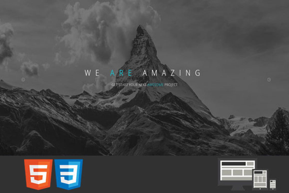 Capital One/MultiPage HTML Template, a Landing Page Template by earthquake