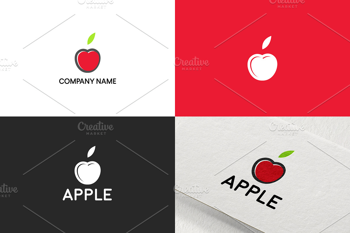 Apple logo design, a Branding & Logo Template by GranzCreative
