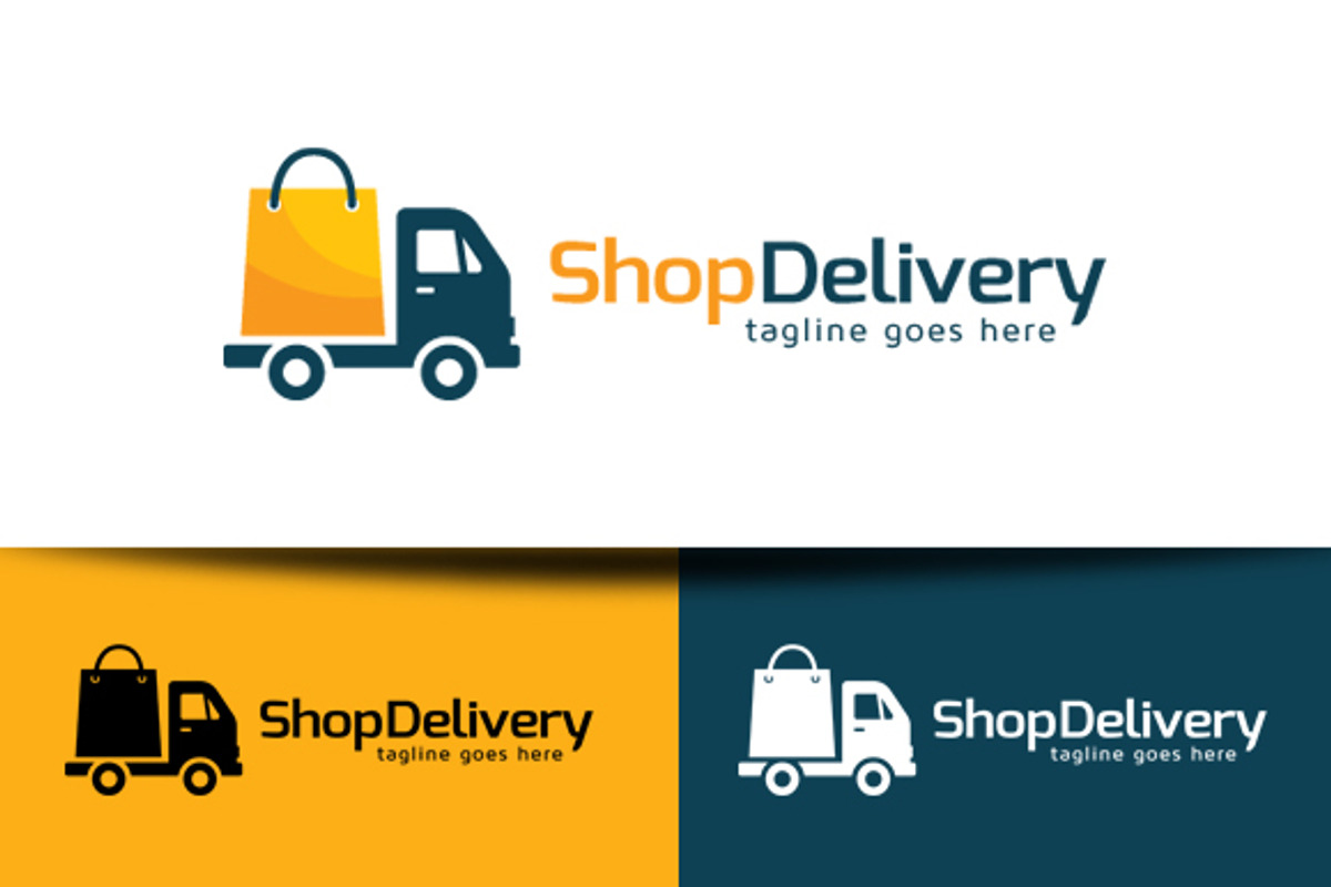 Shop Delivery Logo Template, a Branding & Logo Template by gunaonedesign