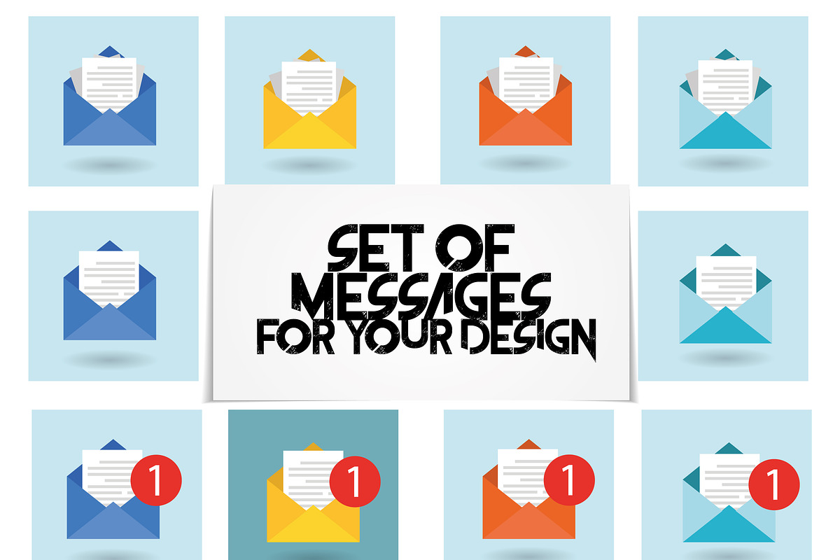Email message concept, a Graphic by Janoj's Store