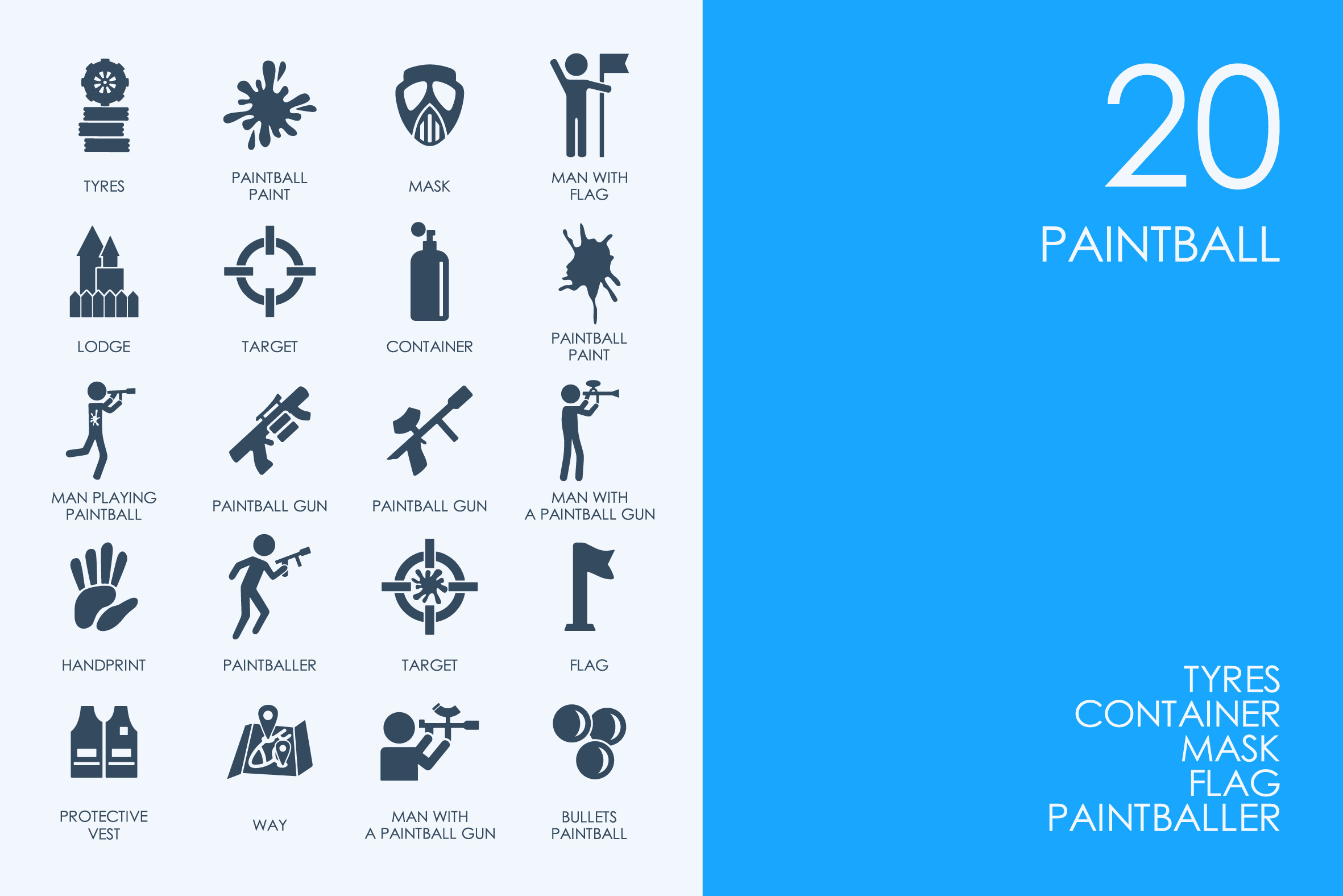Paintball icons, an Icon by Palau