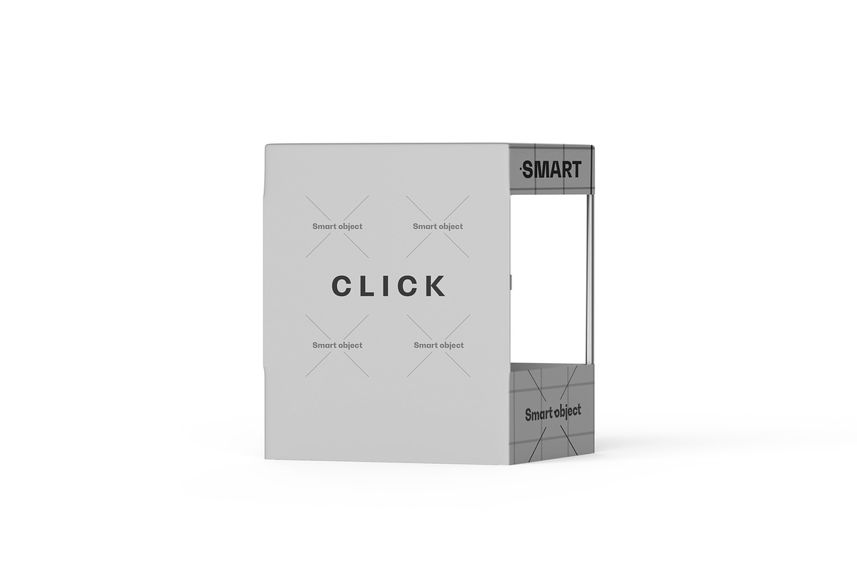 Exhibition Display Booth Mockup, an Advertising Mockup by Ram Studio