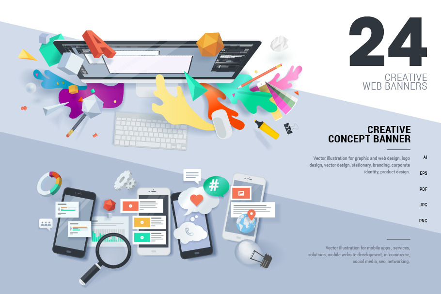 Creative Concept Banners, a Templates & Theme by PureSolution