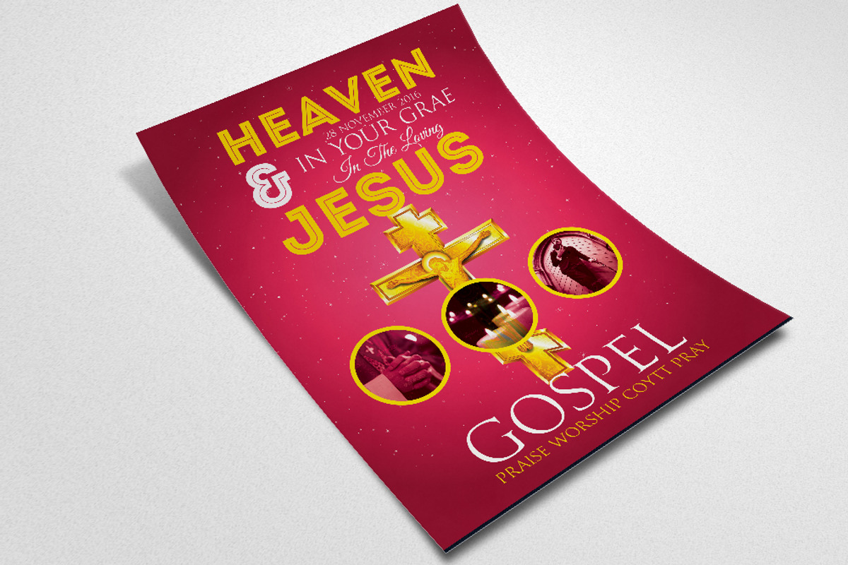The Jesus Church Flyer, a Flyer Template by Business Flyers