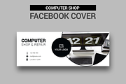 Computer Shop - Facebook Cover, a Presentation Template by Creatricks