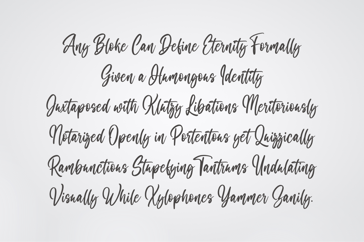 Samarinda, a Script Font by NJ Studio