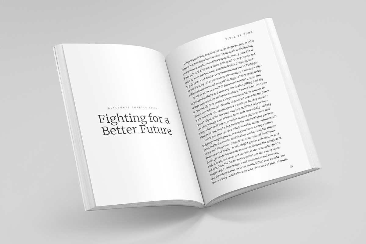 Full Book InDesign Template - V.1, a Magazine Template by Prixel Creative