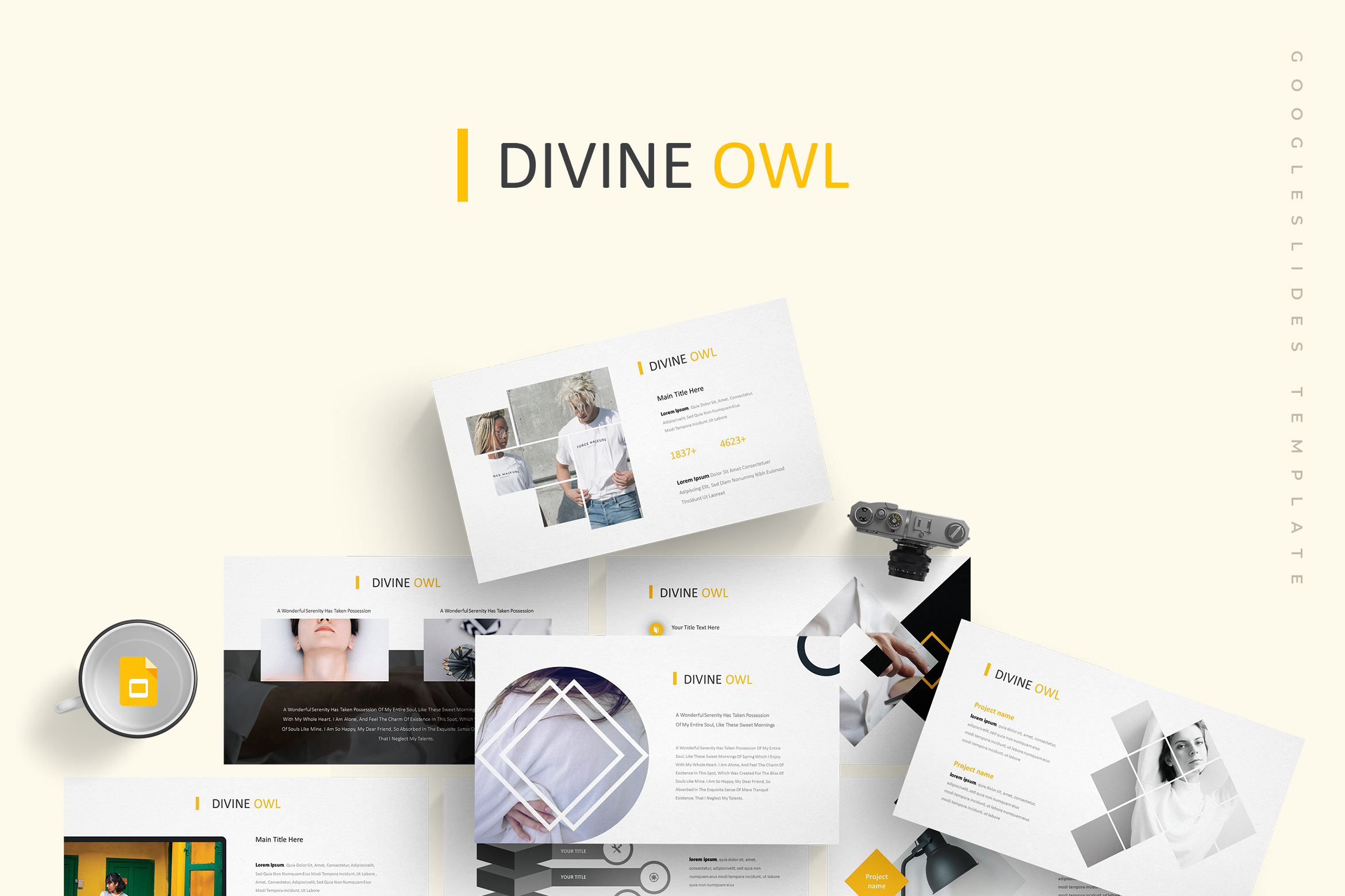 Divine Owl - Google Slides Template, a Presentation Template by AQR Studio
