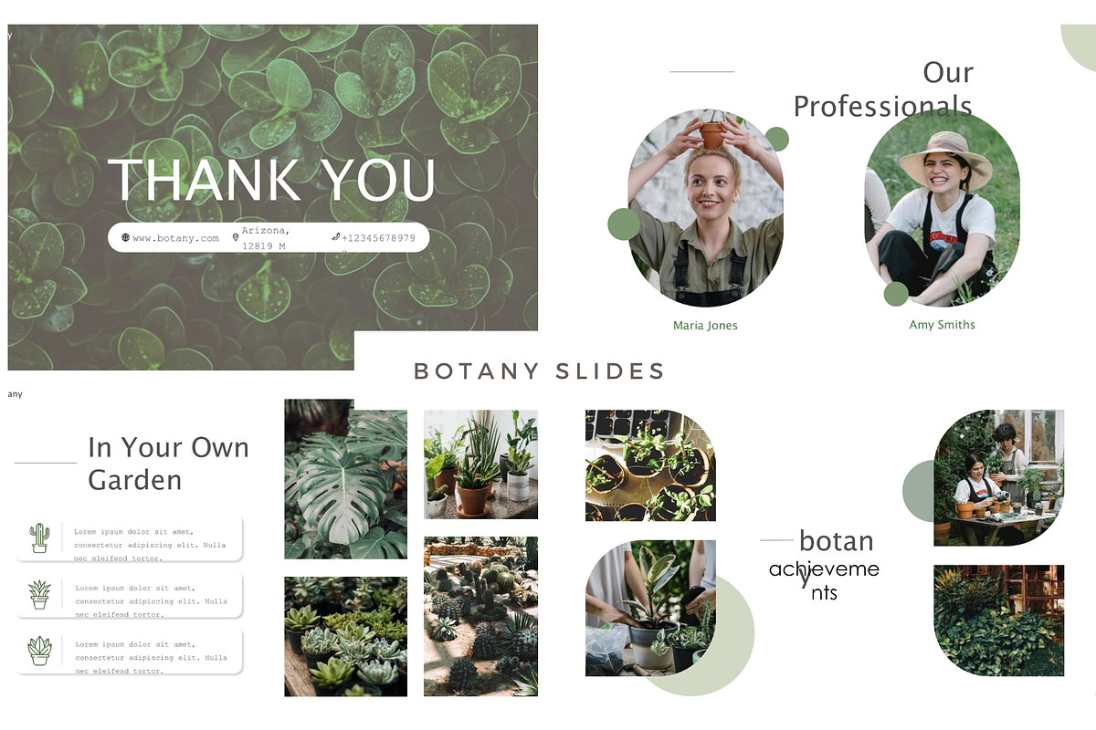 Nature Botany Powerpoint Template, a Presentation Template by PaperMoon