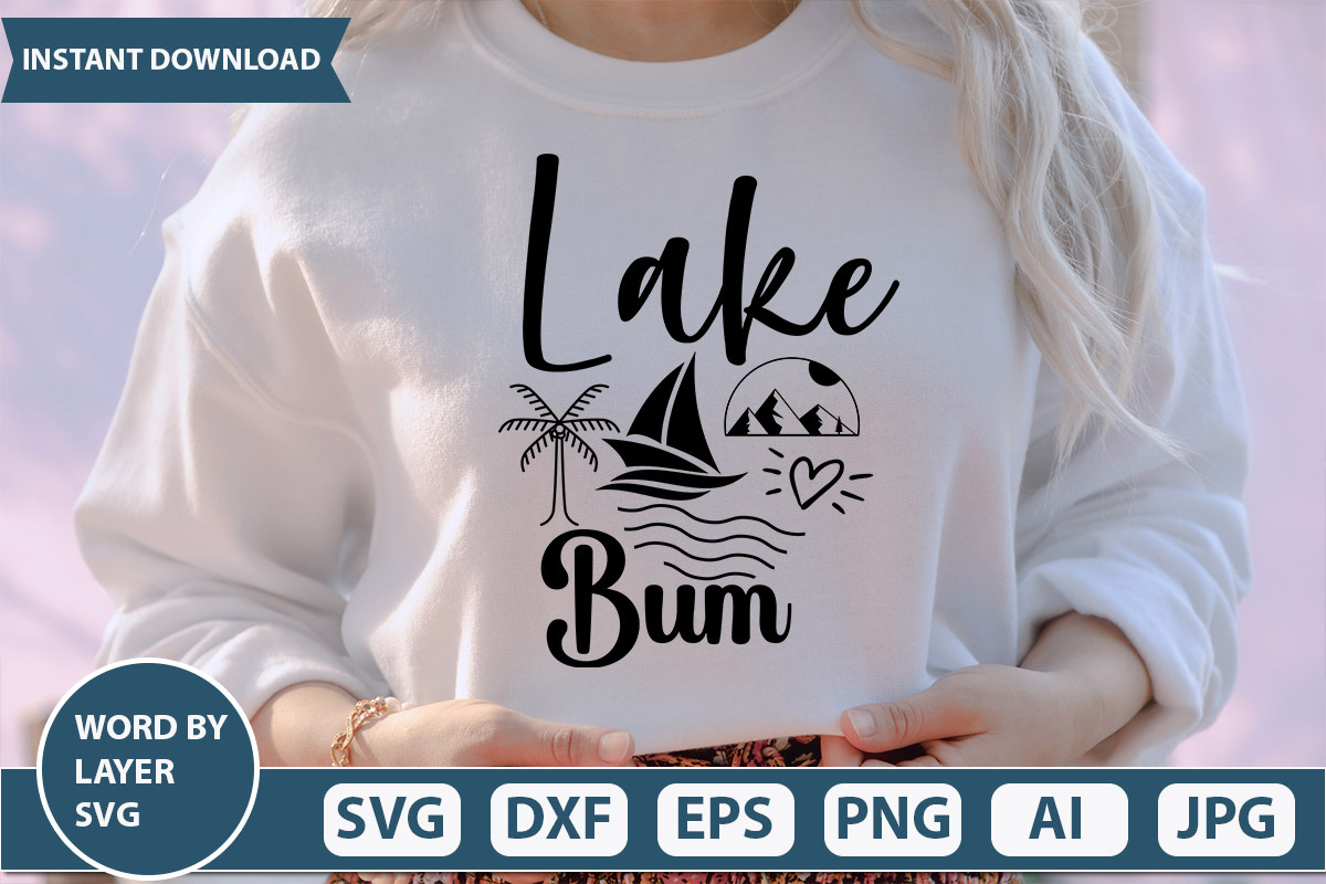 Lake SVG Bundle, Lake Cut file, an Object Graphic by Creative Art