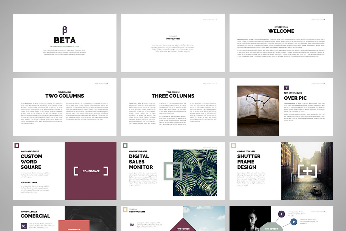 Beta | Powerpoint Template, a Presentation Template by Zacomic Studios