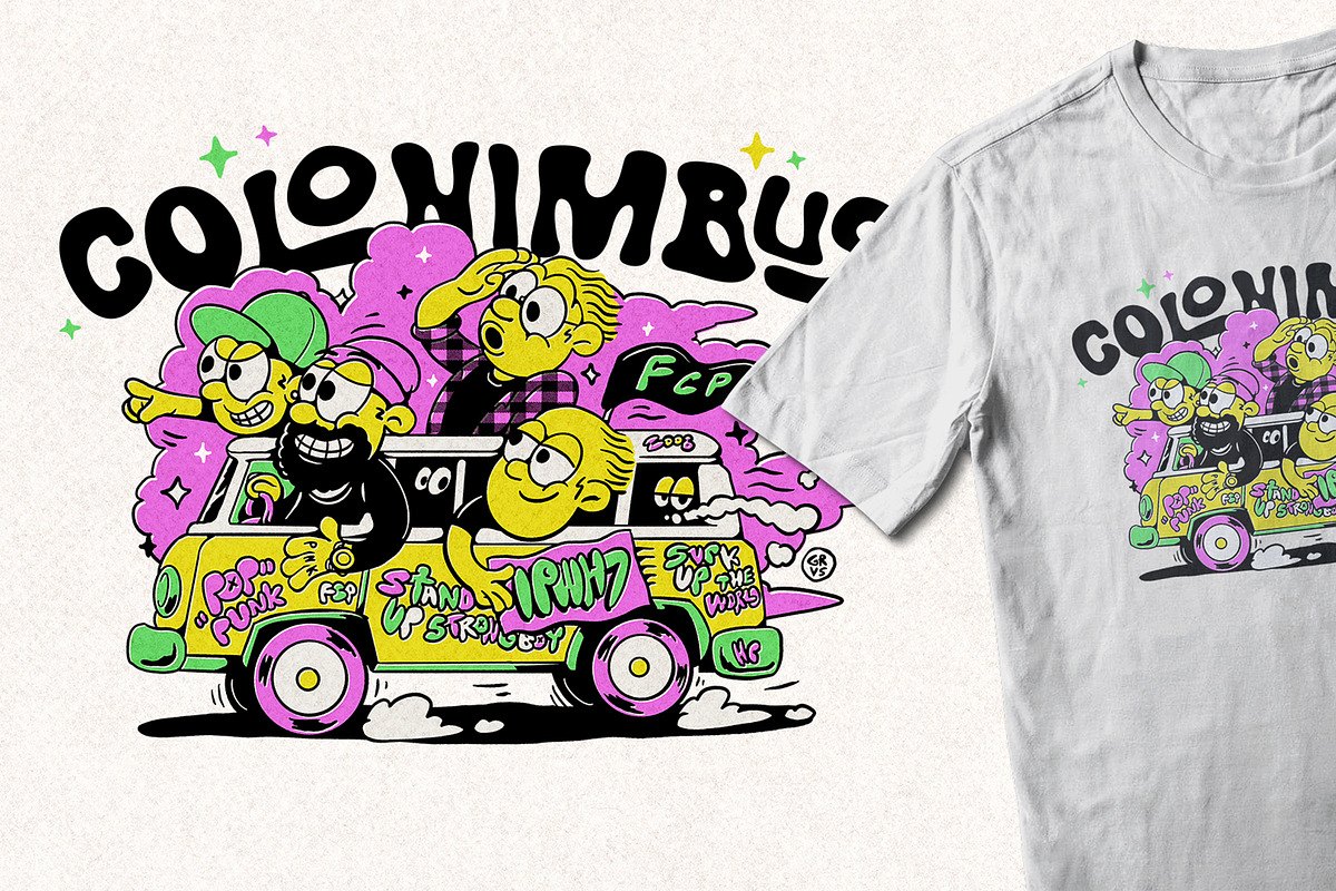 Colonimbus Display Font, a Handwritten Font by GRVS Studio