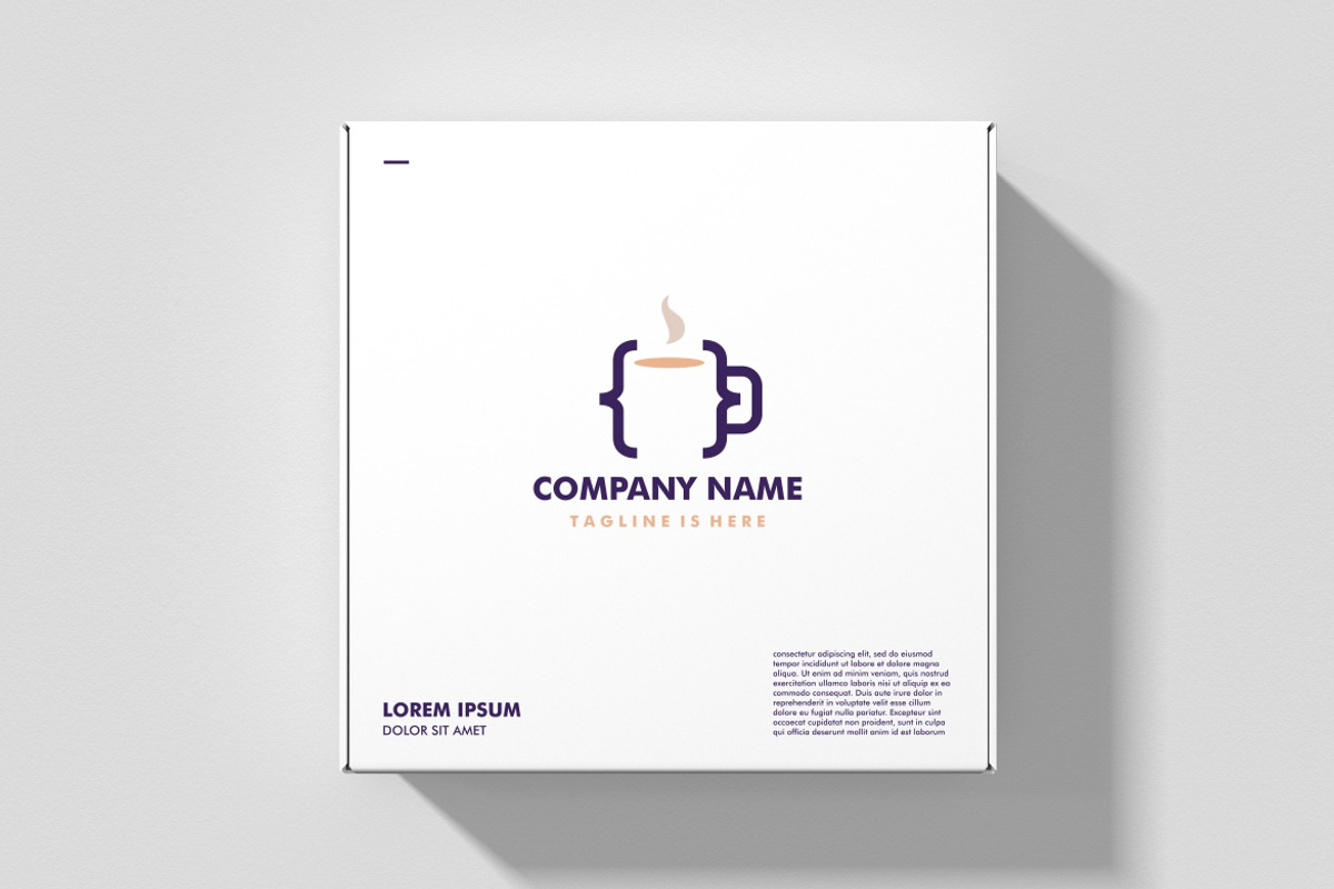 code coffee logo, a Branding & Logo Template by VSTRD TYPEWORKS