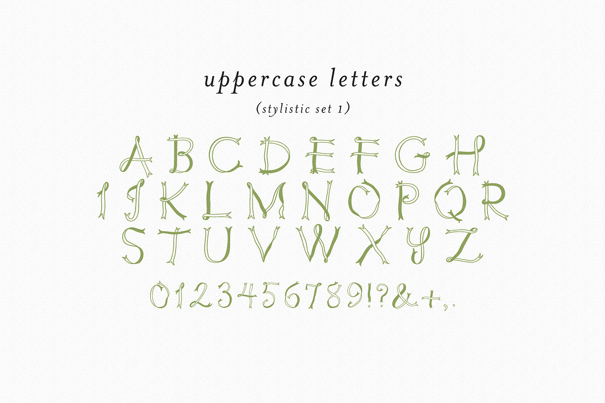 Ribbons Monogram Font, a Handwritten Font by Design by Laney