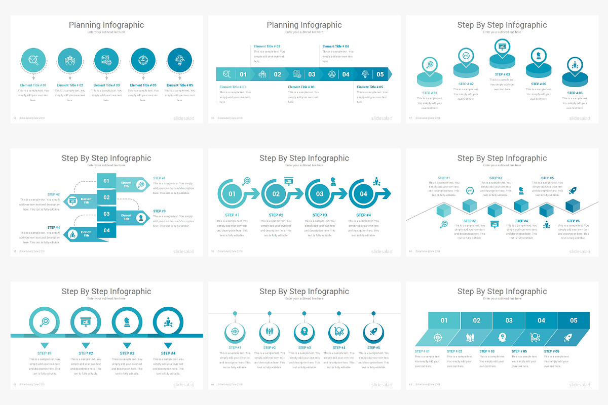 Simple & Modern PowerPoint Template, a Presentation Template by SlideSalad
