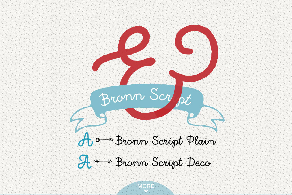 Bronn Rust, a Script Font by Fontfabric