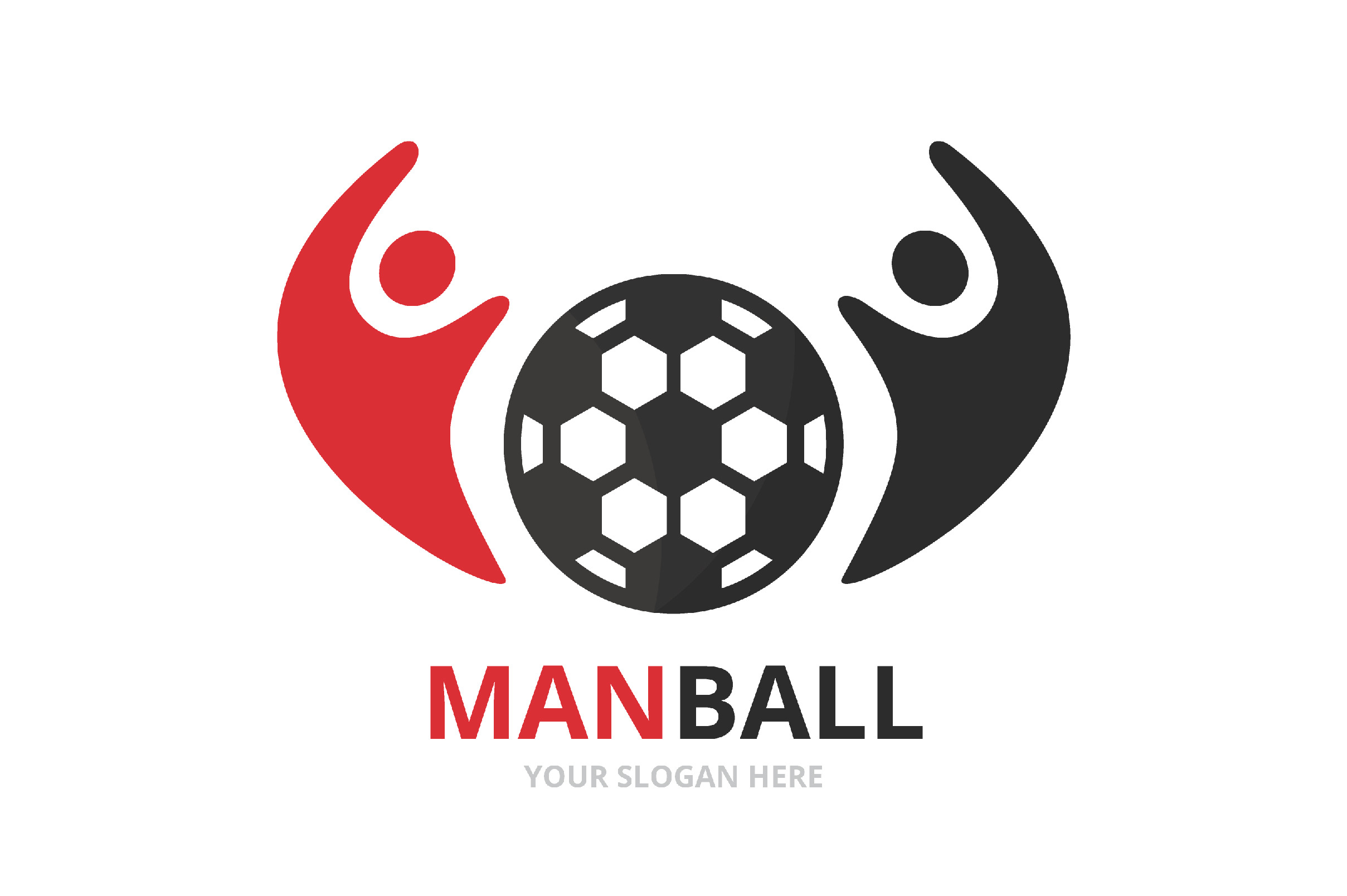 Vector soccer and people logo, a Branding & Logo Template by GraphiShop