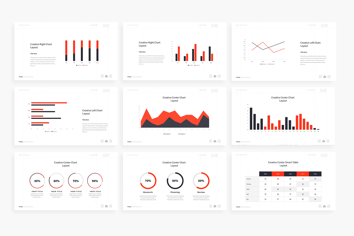 Hope White Powerpoint Template