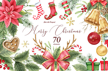 Christmas frame | Illustrations ~ Creative Market