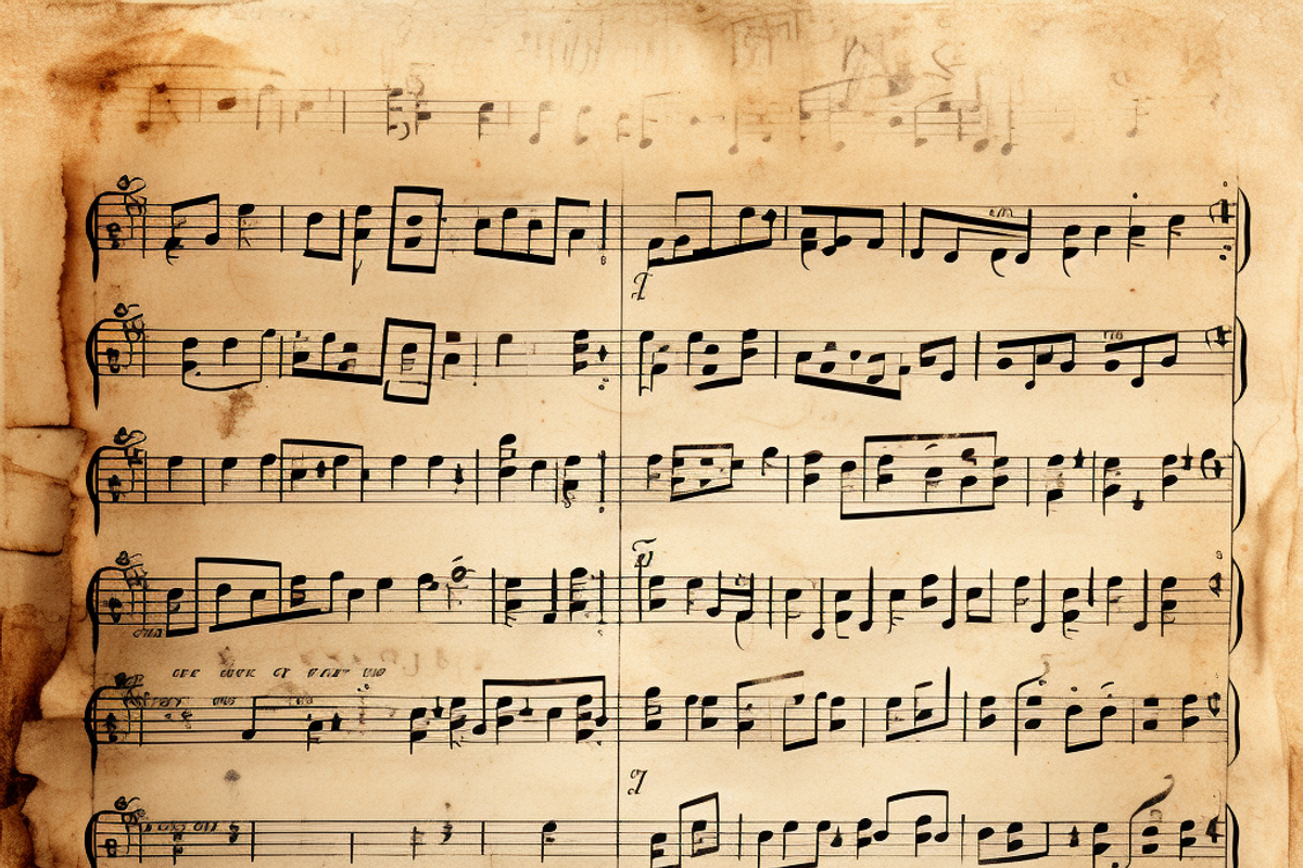 Vintage Musical Notes
