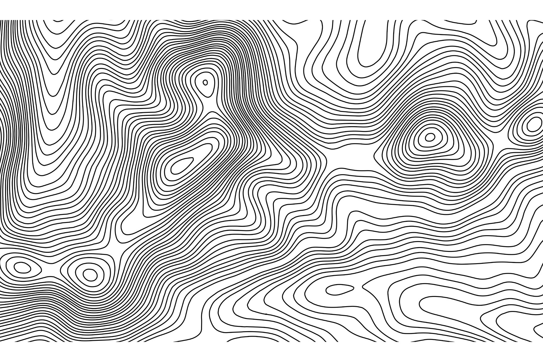 Topographic map contour vector., a Texture Illustration by RDShop ...