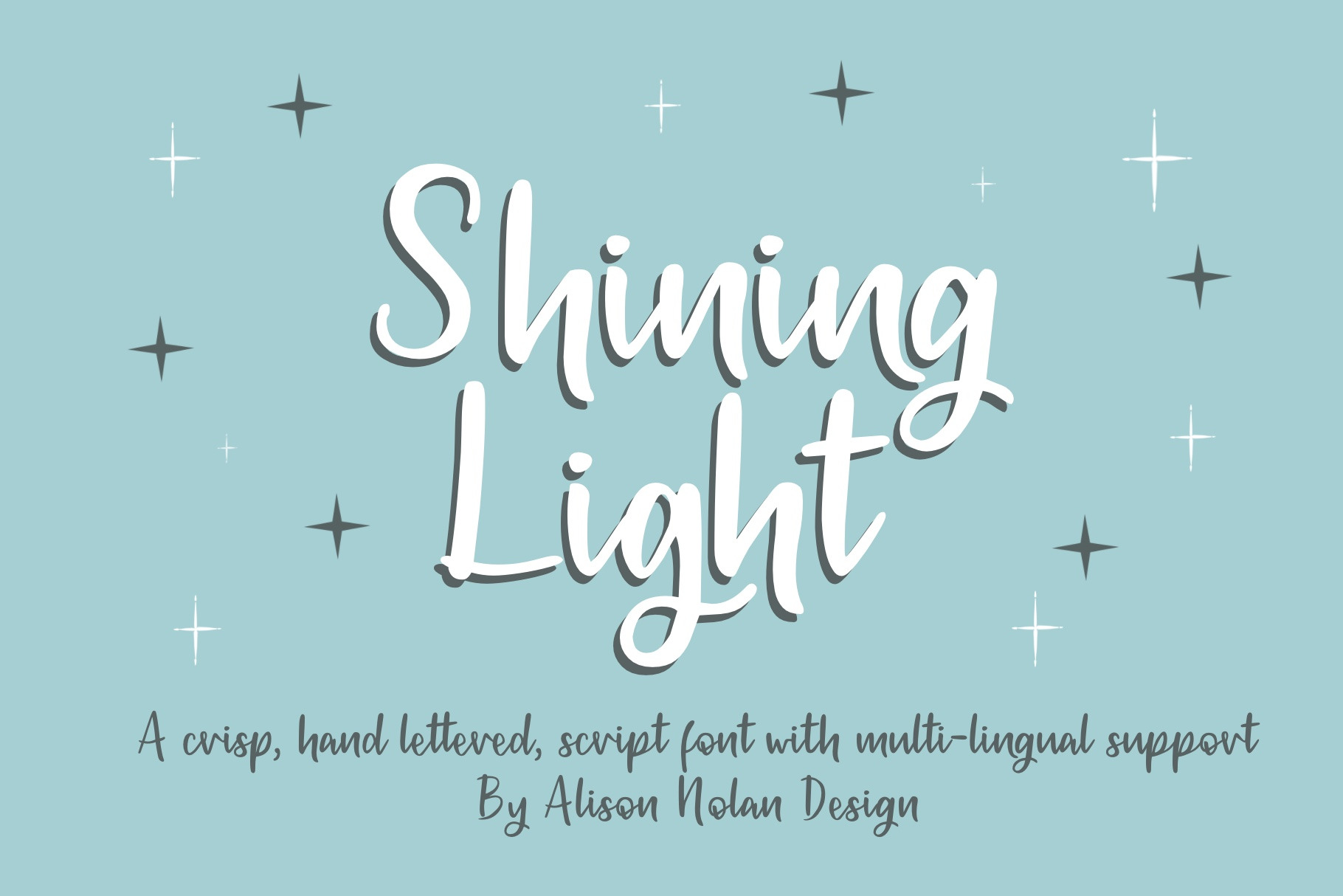 Shining Light Script Handwriting Font